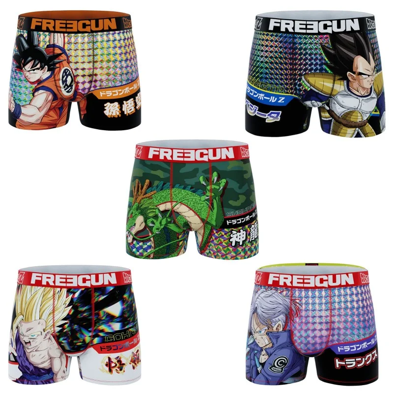 Freegun Dbz Pack De 5 Bóxers Dragon Ball Z Ropa Interior French Market