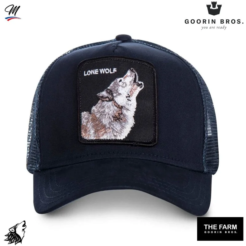 GOORIN BROS Kid's Trucker Cap WOLF - Wolf Navy or Purple